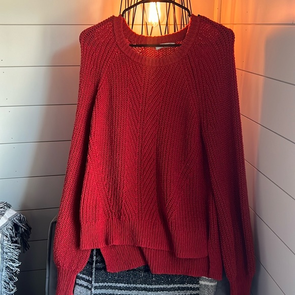 Madewell | Sweaters | Red Sweater | Poshmark
